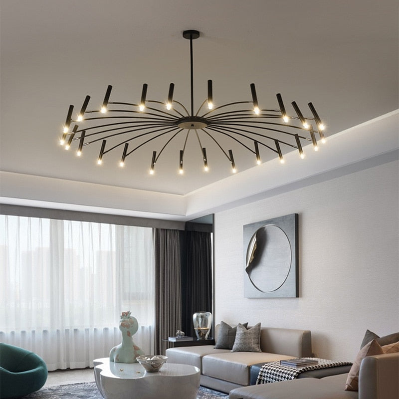 Contemporary Interior Lighting LED Chandelier Modern Ceiling Light Fix ...