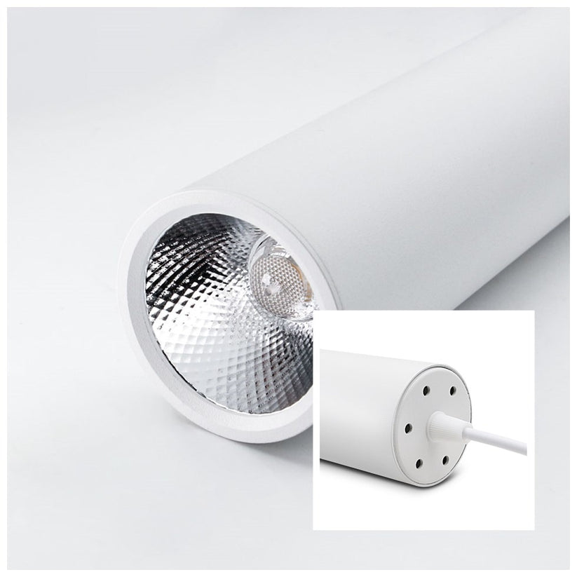 Modern Minimalist LED Tube Pendant Lights For Kitchen Island Dining Ta ...