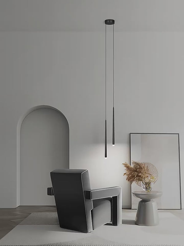 Modern Minimalist Hanging Tube LED Pendant Lights For Bedside Table Be ...