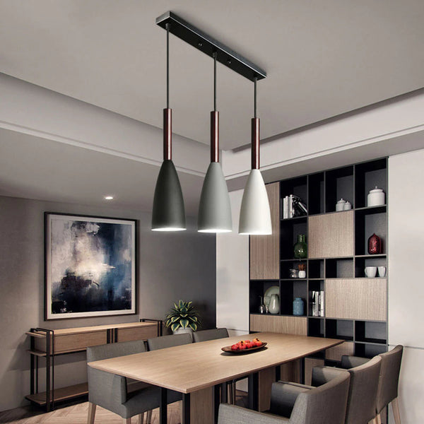 Minimalist Scandinavian Pendant Light Modern LED Hanging Lamps Chandel ...