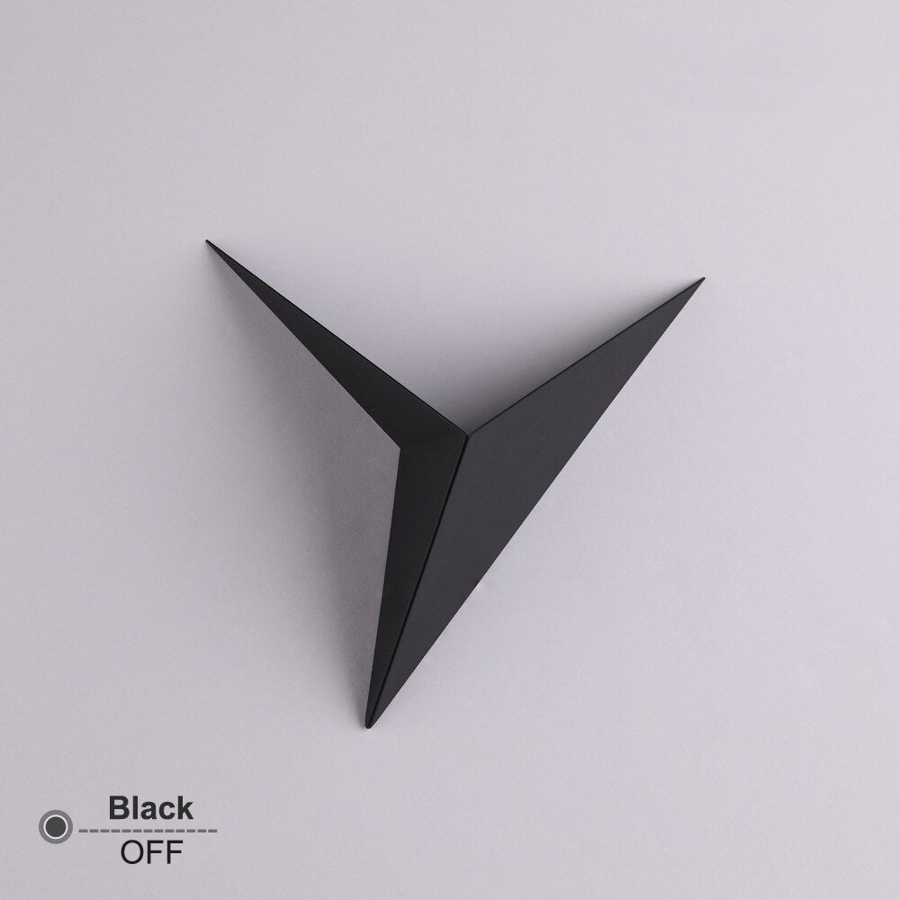 Minimalist Triangular LED Wall Lights Contemporary Designer Room Light ...