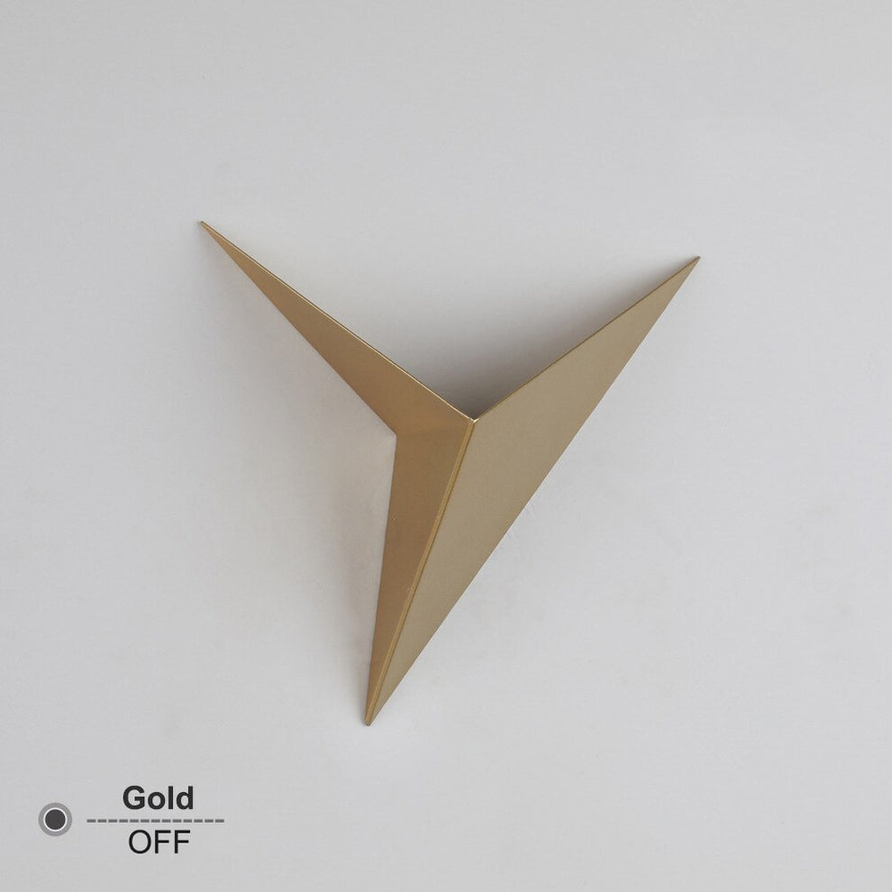 Minimalist Triangular LED Wall Lights Contemporary Designer Room Light ...
