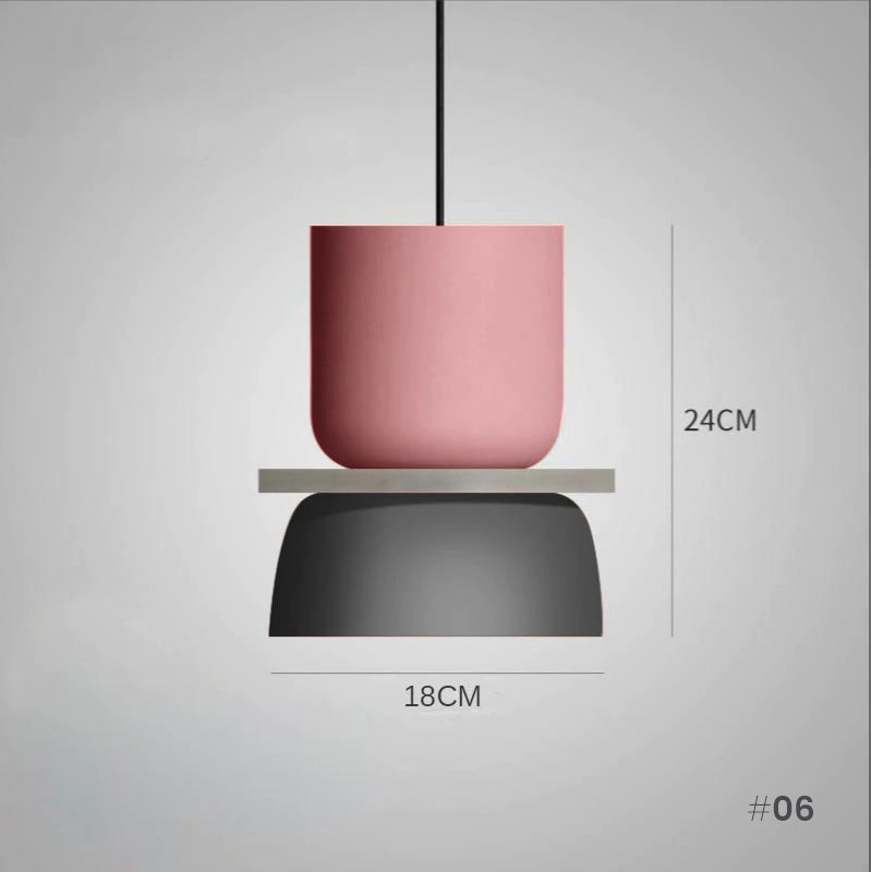 Modern Colorful Nordic LED Pendant Lights Minimalist Stylish Scandinav ...