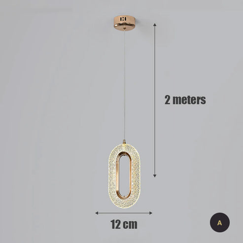 Modern Elegant Pendant Lighting Hanging Lamps For Living Room Bedroom ...