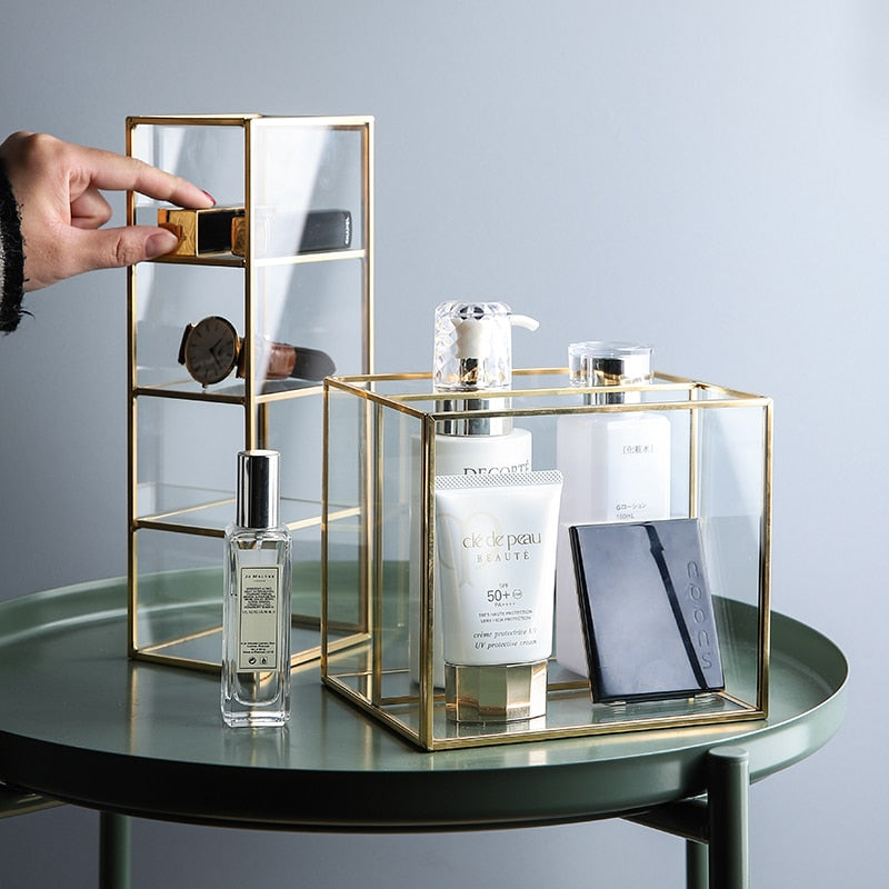 Luxury Nordic Cosmetics Makeup Storage Box Lipstick Brush Eyebrow Penc ...